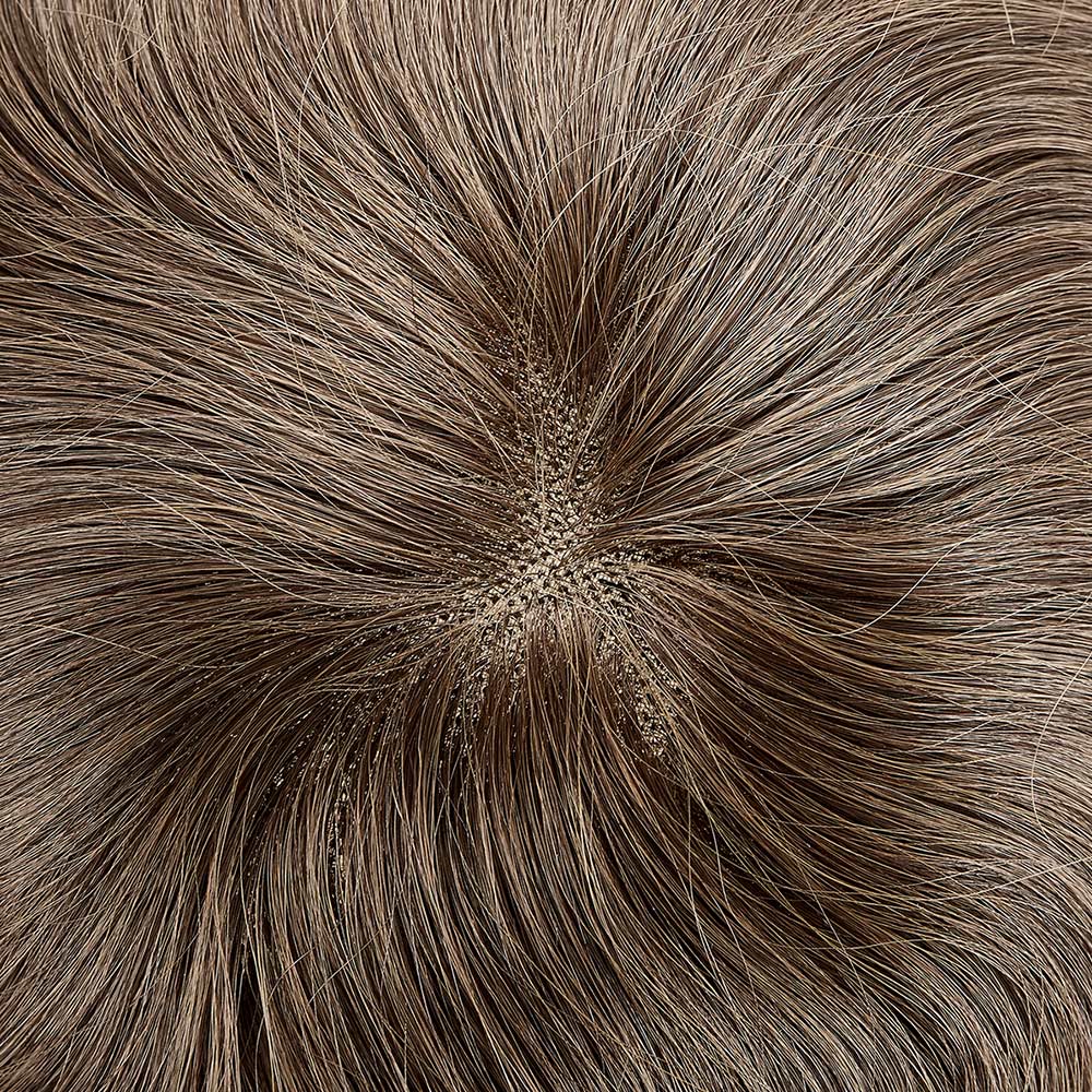Fine Mono Poly with Gauze in Perimeter Stock Hair System