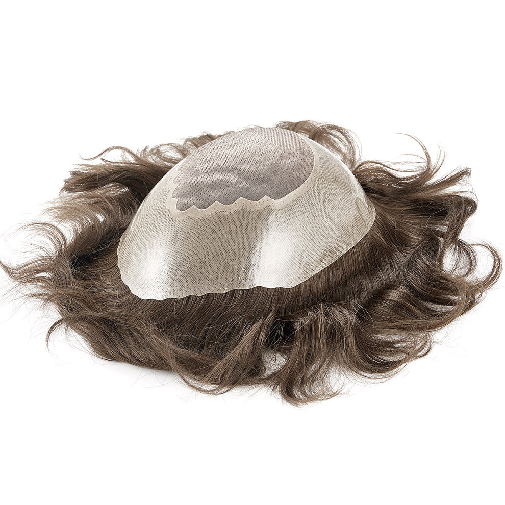 Fine Mono Poly with Gauze in Perimeter Stock Hair System – HairBro
