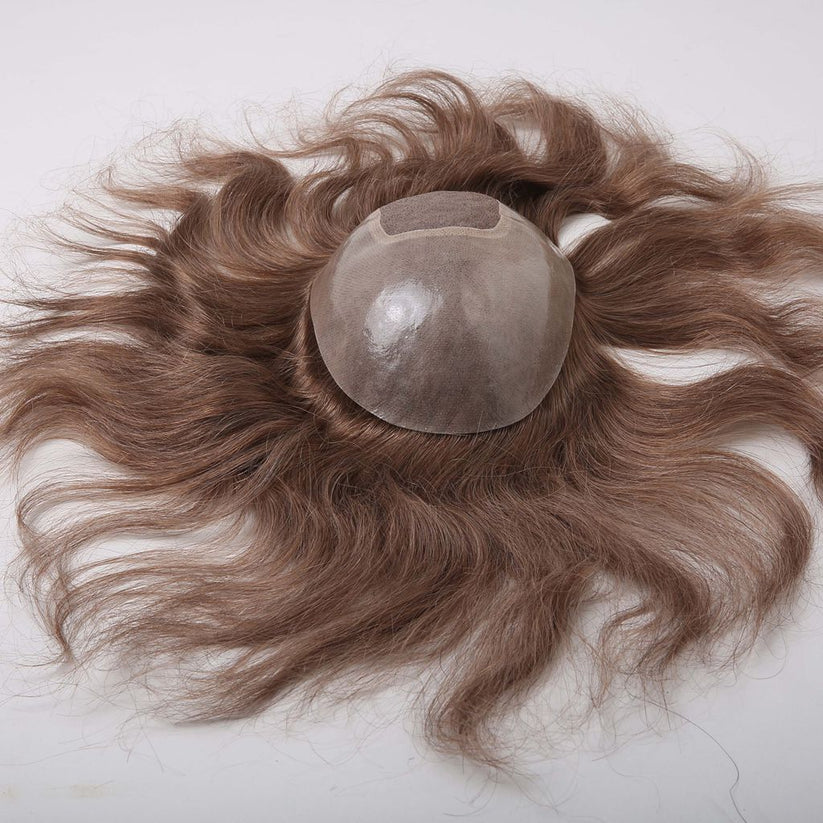 Fine Mono Top Single Knotted Thin Clear Poly Hair System Undetectable ...