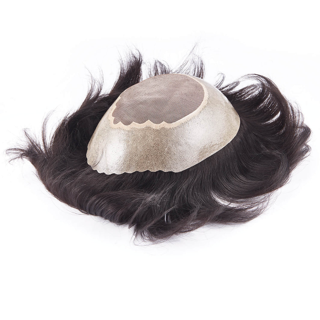 Monofilament Hair Replacement System & Mono Toupee for Men - HairBro