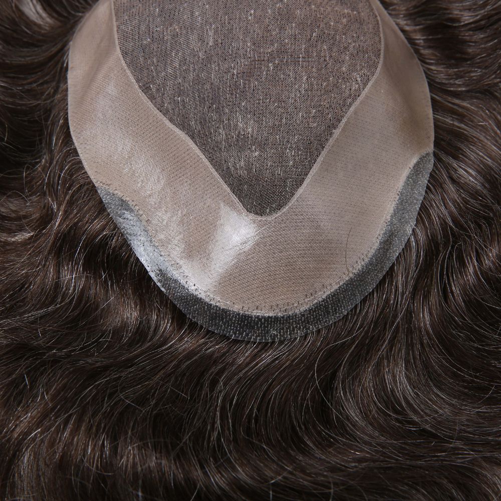 Super Fine Mono Center Hair Replacement System With PU Coating ...