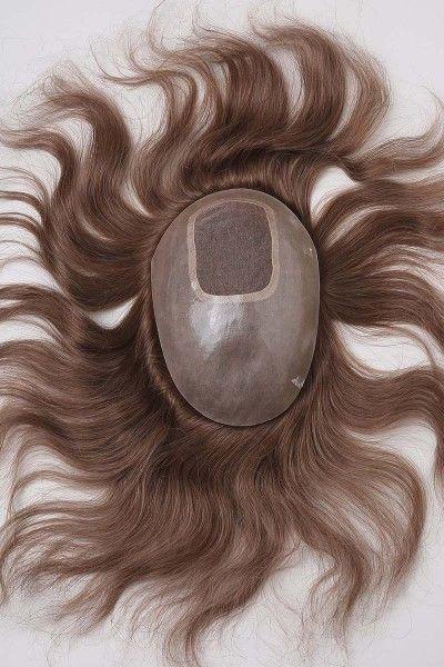 Fine Mono Top Single Knotted Thin Clear Poly Hair System Undetectable ...