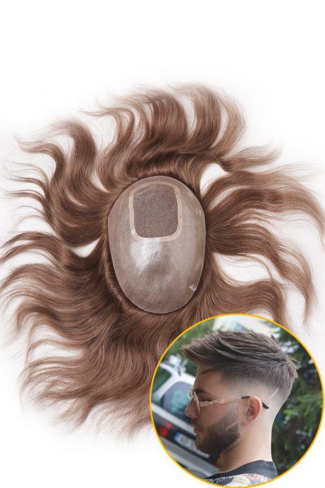 Fine Mono Top Single Knotted Thin Clear Poly Hair System Undetectable ...