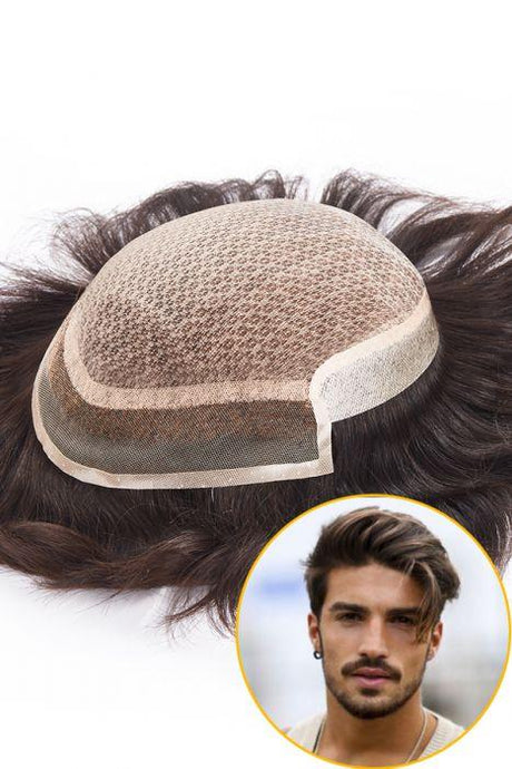 Best Natural Looking Human Hair Toupee for Men on Sale - Hairbro